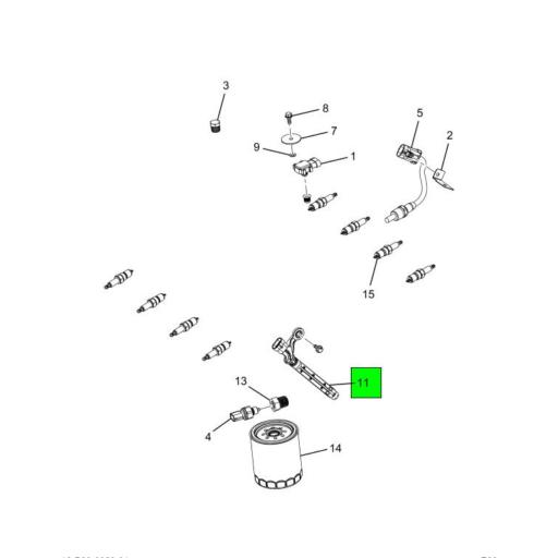 2523213C91 Navistar International | Crankshaft Position Sensor | Source ...