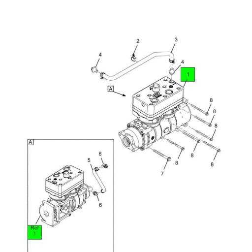 3709815C94 Navistar International | Air Compressor | Source One Parts ...