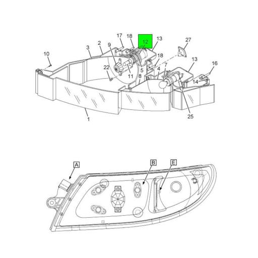 2586872C1 Navistar International | Retainer Lamp | Source One Parts Center
