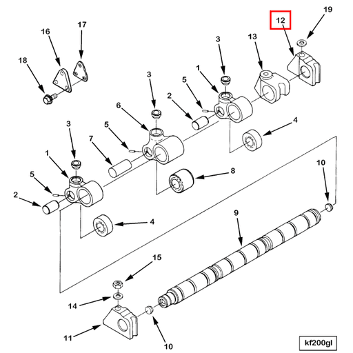 3031918 Cummins | Cam Follower Shaft Support | Source One Parts Center