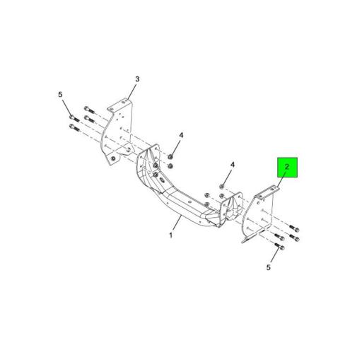 4075216C2 Navistar International | Left-Hand Engine Mounting Assembly ...