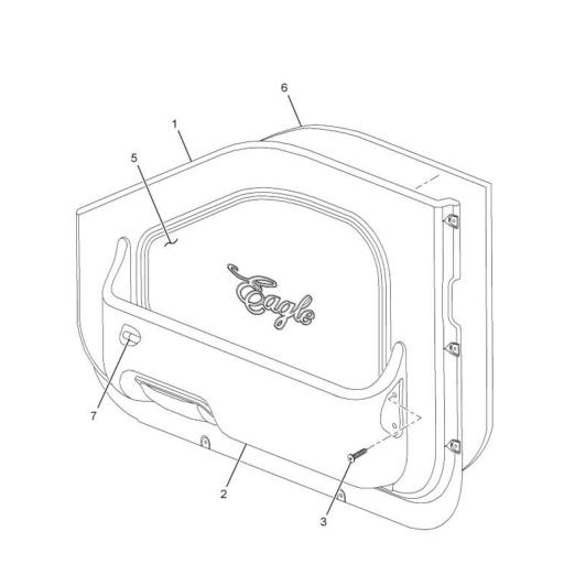 3575487C92 Navistar International | Door Panel Trim Assembly | Source ...