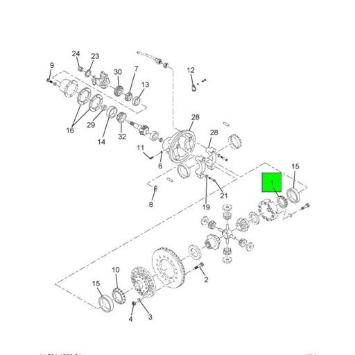 2613564C1 Navistar International | Differential Cone Bearing | Source ...