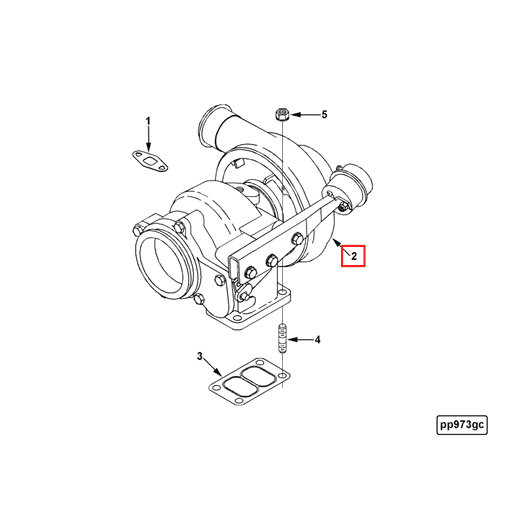 3536305 Cummins | Exchanger 40 Heat Wastegate Turbocharger | Source One ...