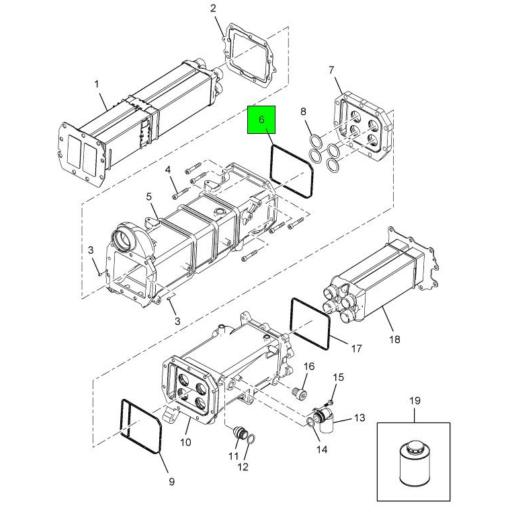 3013198C1 Navistar International | High-Temperature EGR Seal | Source ...