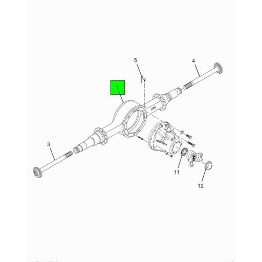 2520190C92 Navistar International | Dana Axle Housing S130 | Source One ...
