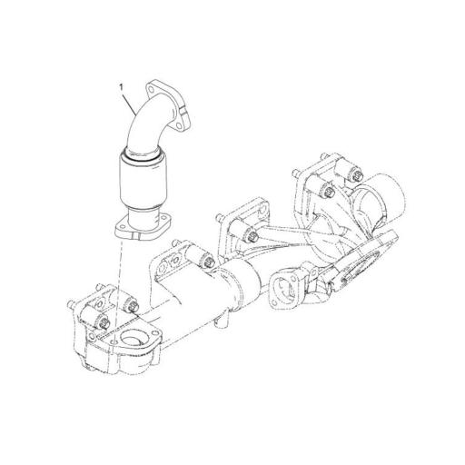 3007671C95 Navistar International | EGR Tube Kit Hot-Side Inboard ...