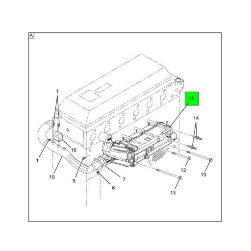 5012354R91 Navistar International | I334 EGR Cooler Kit | Source One ...