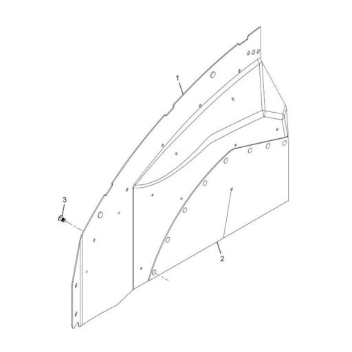 3565255C2 Navistar International | Front Fender Splash Panel | Source ...
