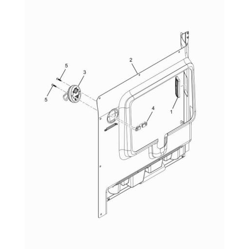 4090354C93 Navistar International | Sleeper Side Panel Assembly Left ...