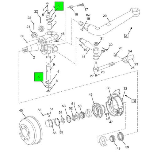 2506554C1 Navistar International | King Pin Cap Kit | Source One Parts ...