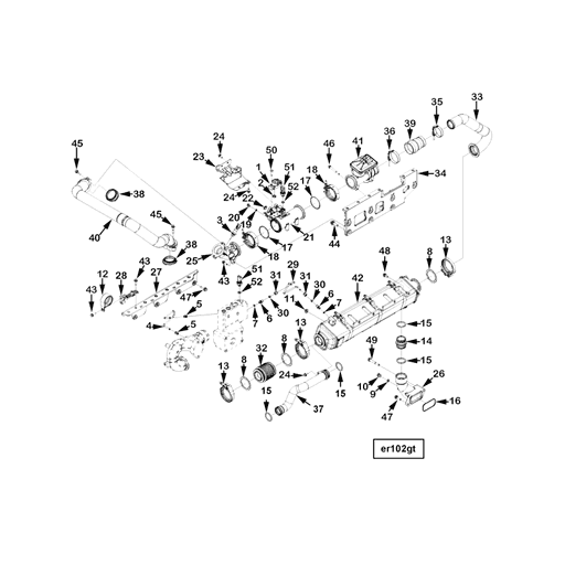 4386630 Cummins | Water Bypass Tube | Source One Parts Center