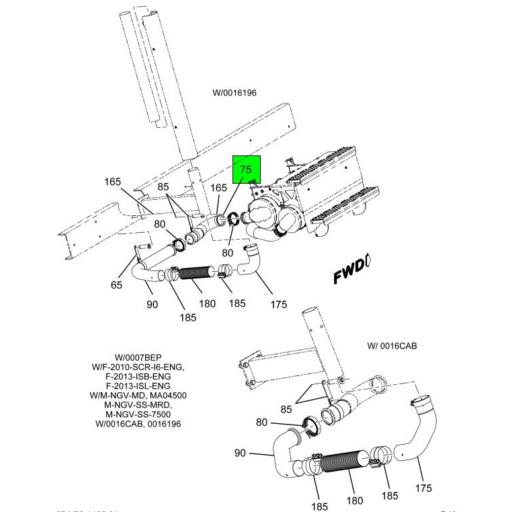 4083318C1 Navistar International | PIPE EXHAUST ASSEMBLY | Source One ...