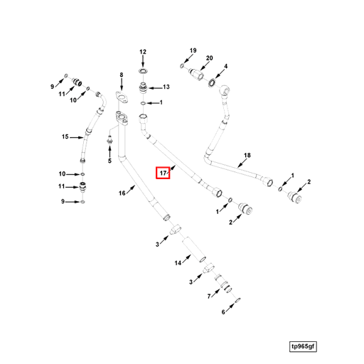 5286684 Cummins | Tur Coolant Supply Tube | Source One Parts Center