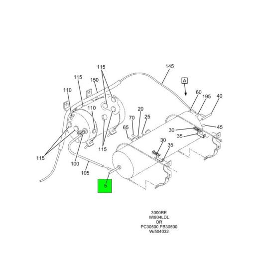 3825835C1 Navistar International | Tee M22 Male x 5/8 in PTC x 5/8 in ...