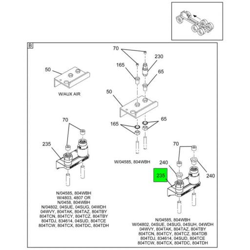 3590549C1 Navistar International | Support Bracket Assembly BOC QRV ...
