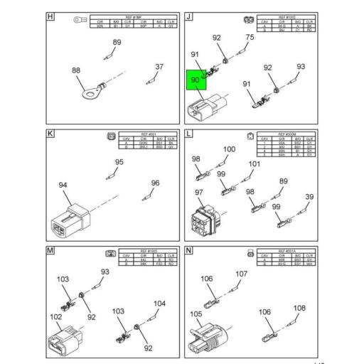 3525063C1 Navistar International | CONNECTOR BODY 2 WAY MALE | Source ...