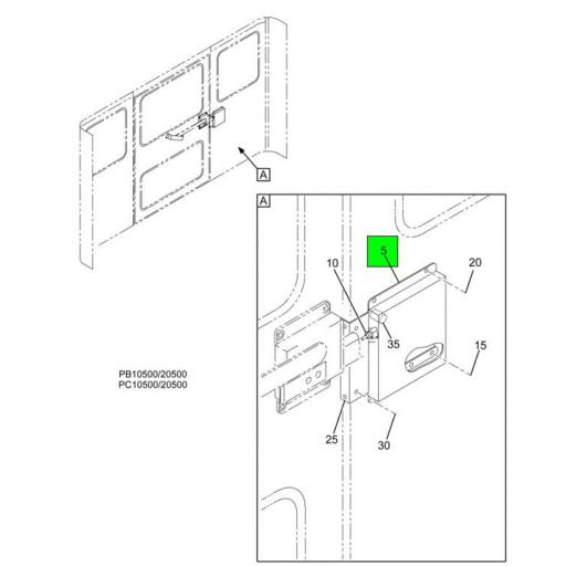 2215199C1 IC Bus | Switch Box Rear Emergency Door | Source One Parts Center