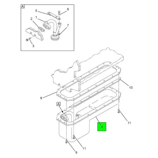 1836083C91 Navistar International | Oil Pan Assembly Without Heater ...