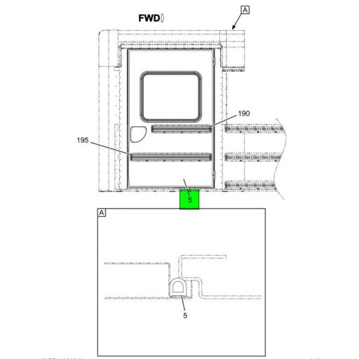 4226879C92 Navistar International | Bus Body Door Assembly with Frame ...