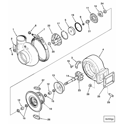 3803389 Cummins | Turbocharger Kit | Source One Parts Center