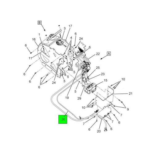 4019647C91 Navistar International | HARNESS JUMPER 9900 ISX DEF TANK ...