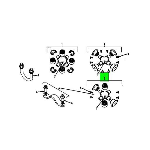 1658880C91 Navistar International | U-Joint Kit 1710 | Source One Parts ...