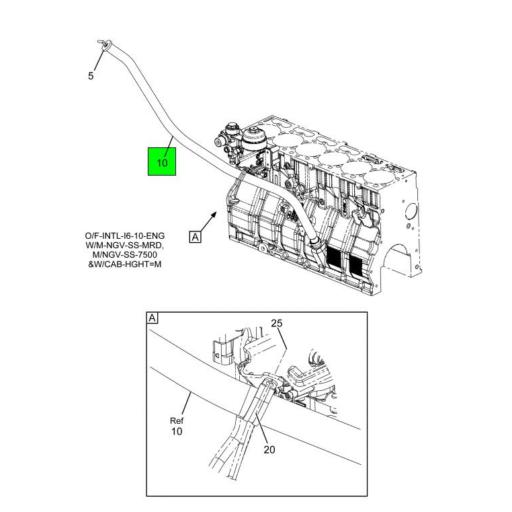 3933915C1 Navistar International | Oil Filler Pipe | Source One Parts ...