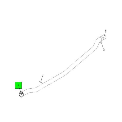 2589066C2 Navistar International | 35-Inch Muffler Outlet Clamp ...