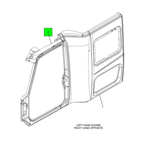 3594491C6E Navistar International | Welded Inner Side Panel Assembly ...
