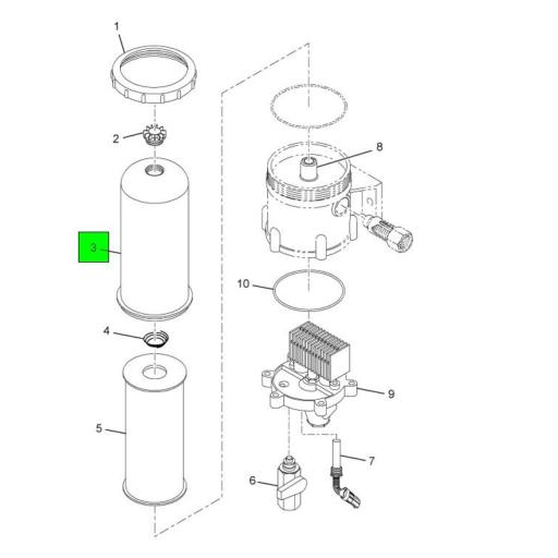 2603439C1 Navistar International | Clear Fuel Filter Cover Assembly ...