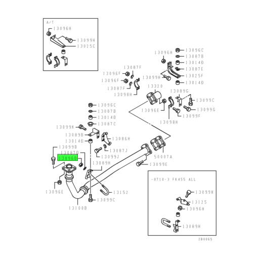 MF445004 Mitsubishi FUSO | Exhaust Pipe Nut | Source One Parts Center