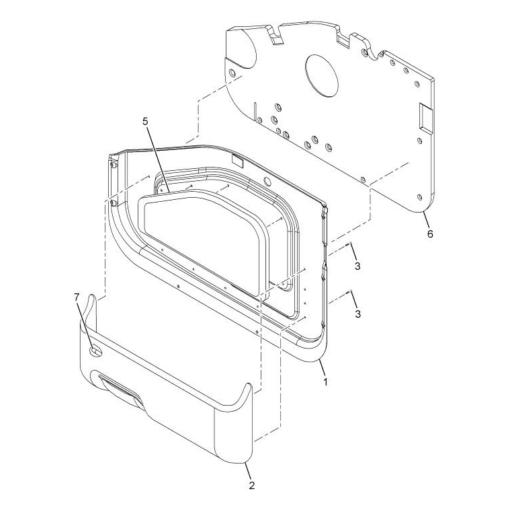 3575489C92 Navistar International | Door Panel Trim Assembly | Source ...
