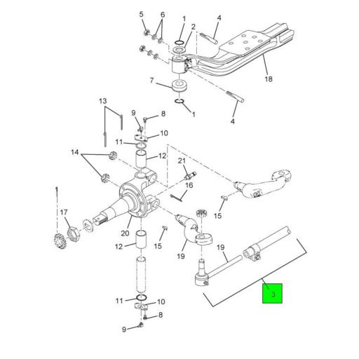 ETN0971314 Navistar International | Tie Rod Assembly with Ends | Source ...