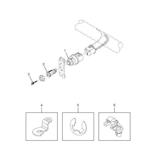 4087425C91 Navistar International | Door Lock Kit Key Switch Z-200 ...