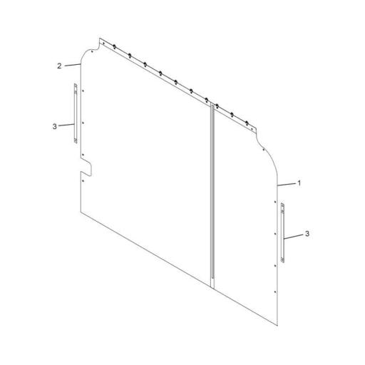 3562672C94 Navistar International | Interior Trim Kit Bunk Curtain Low ...