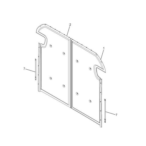 3805709C93 Navistar International | Interior Trim Bunk Curtains Kit ...