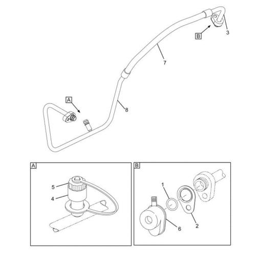 3582987C92 Navistar International | Compressor to Condenser Hose ...