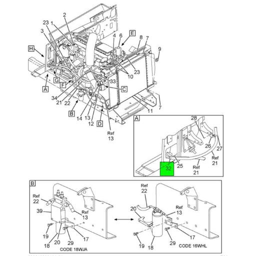 2022866C1 Navistar International | Hose Cooler Mounting Clamp 24 mm ...