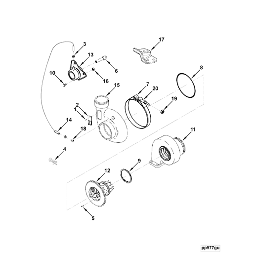4955276 Cummins | he221w Turbocharger | Source One Parts Center