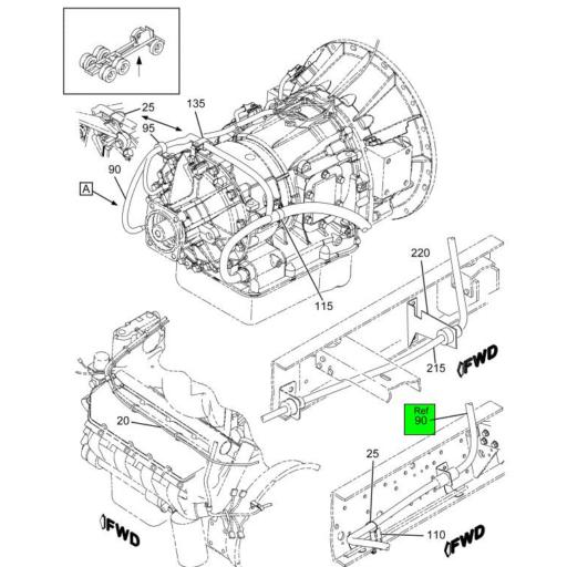 3535916C91 Navistar International | Chassis Harness LCT Transmission ...