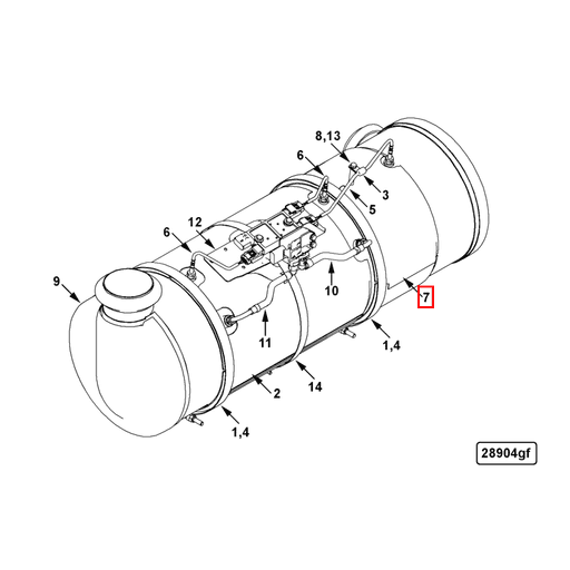 2880153RXCUM Kenworth | Inlet Catalyst Module | Source One Parts Center