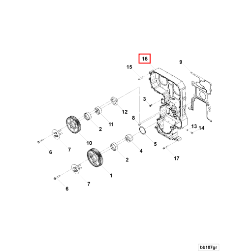 4059255 Cummins | Gear Housing | Source One Parts Center