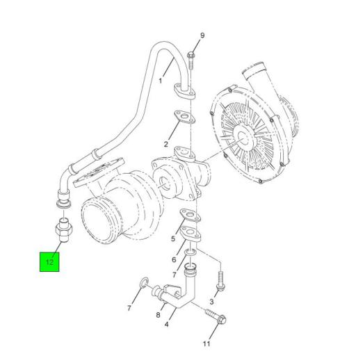 1845826C92 Navistar International | FITTING TURBOCHARGER OIL | Source ...