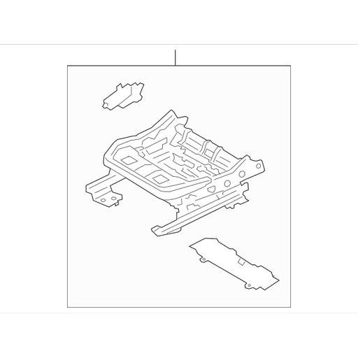 KB3Z2161710B Ford | Seat Track - Front | Source One Parts Center