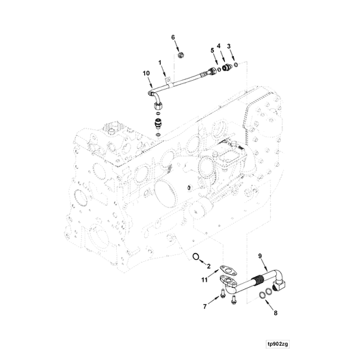 3287821 Cummins | Turbocharger Oil Drain Connection | Source One Parts ...