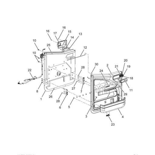 6127285C96 Navistar International | PANEL DOOR ASSEMBLY LH UPGRAD ...