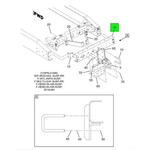 4175778C1 Navistar International | AF Crossmember 1WSP 6000 lb Tow ...