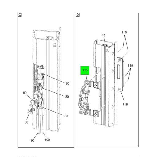 3988020C1 Navistar International | Left-Hand Rotary Access Door Latch ...