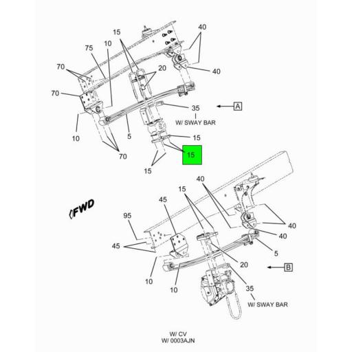 4091140C2 Navistar International | U-Bolt 5/8-18 x 45 in | Source One ...